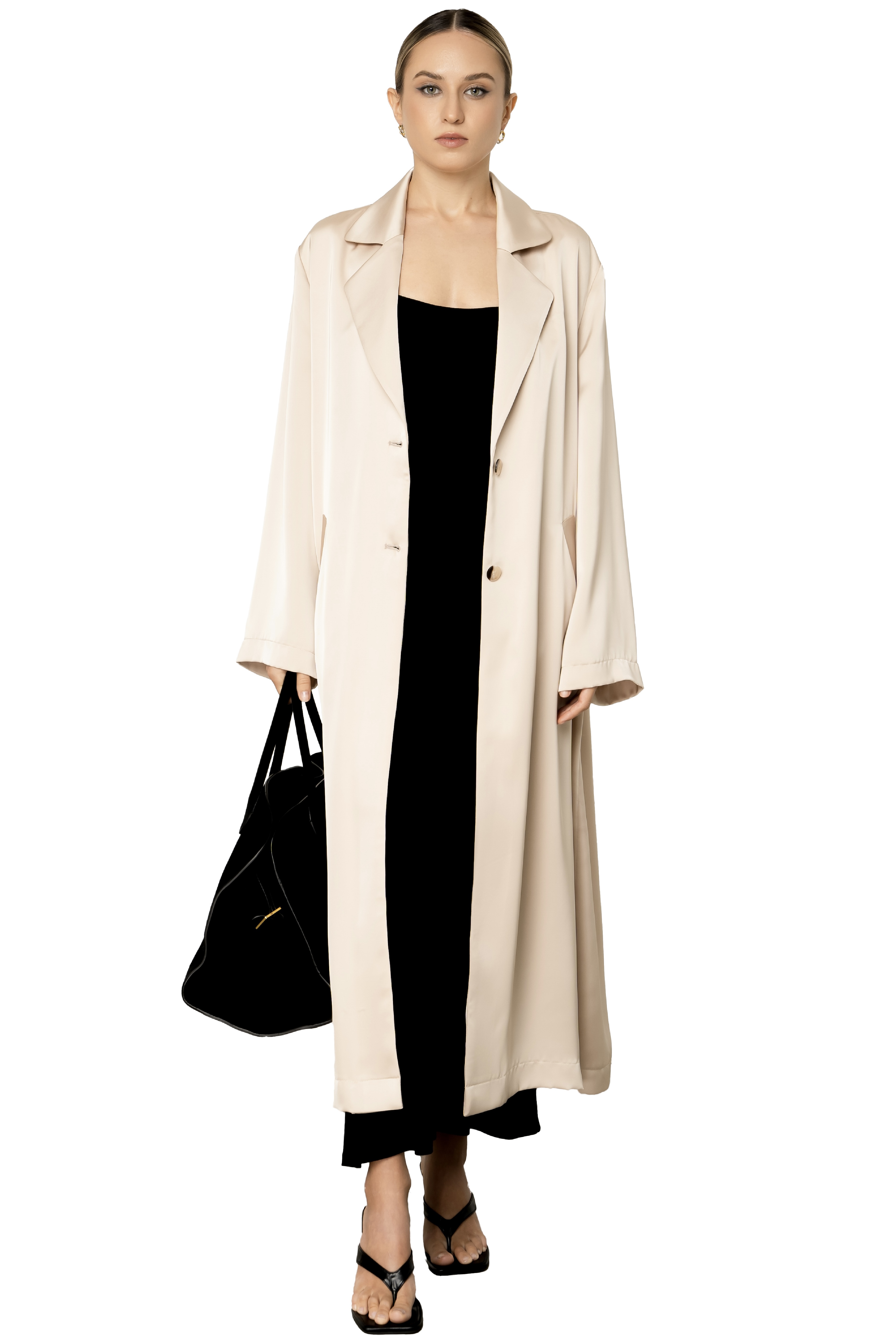 PHOEBE COAT - ALMOND